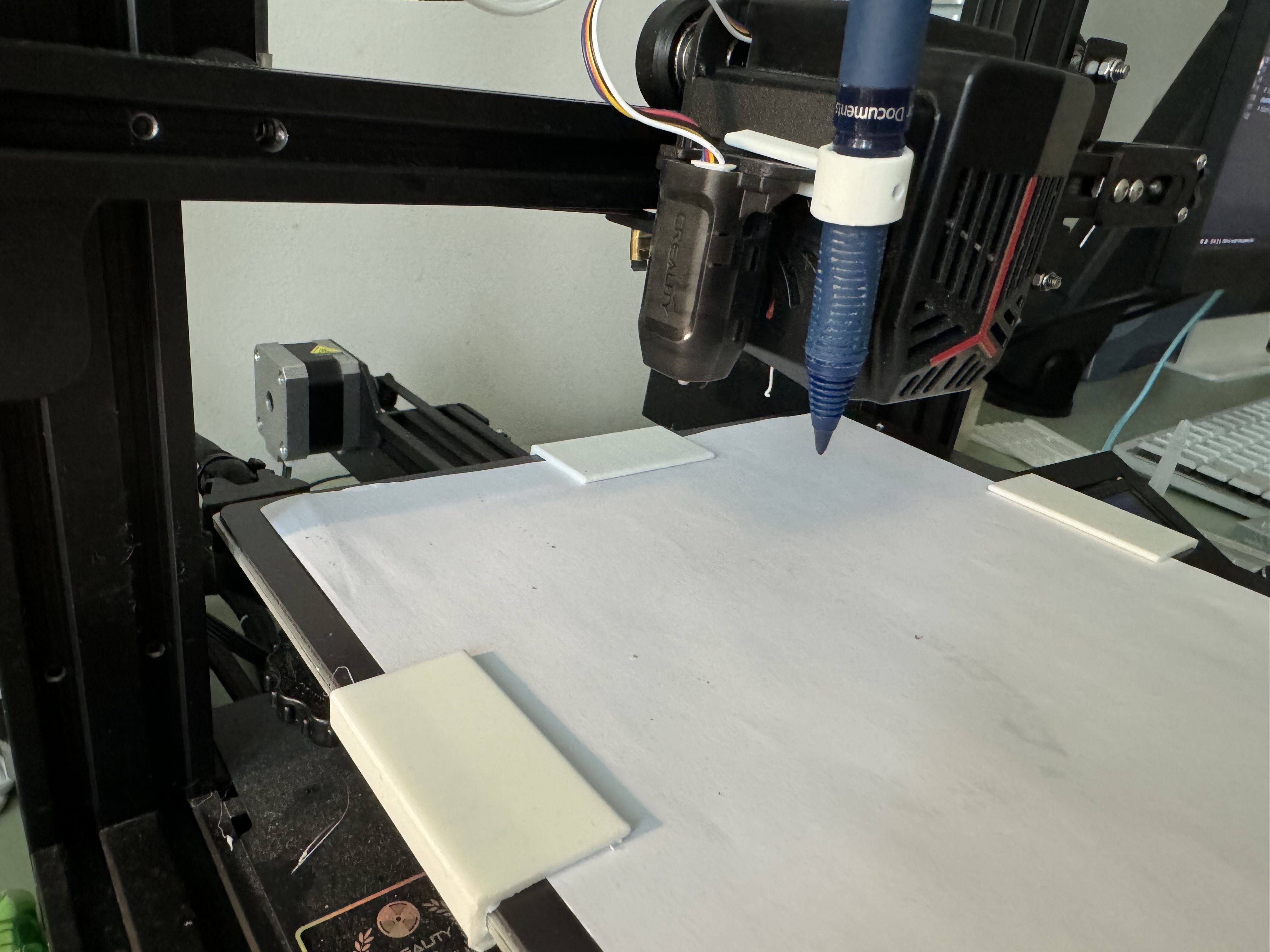 Turning 3D printer into pen plotter